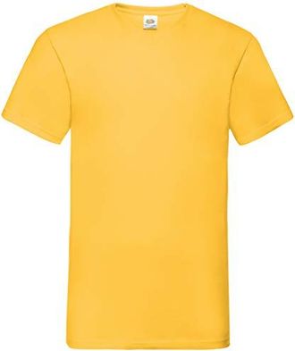 Fruit Of The Loom T-Shirt &agrave; Manches Courtes et col en V pour Homme (3XL) (Tournesol)