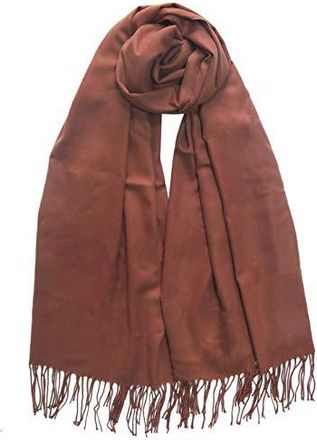 Lina & Lily &Eacute;charpe Ch&acirc;le Foulard Pashmina pour Unisexe (Rouille)