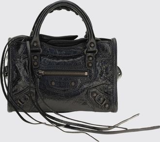 Balenciaga Le City Nano Mini-Tasche aus Arena-Lammleder mit Nieten