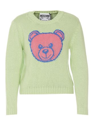 Moschino Pull Col Rond - Vert