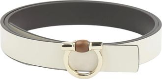 Ferragamo Femme, Accessoires, Blanc, Taille: 95 CM Ceintures