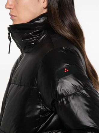 Peuterey Quilted Glossy Down Jacket - Black