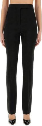 Max Mara Femme, Pantalons, Noir, Taille: 36 FR Slim-fit Pantalons