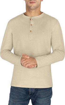 Normani Langarmshirt 3er Set Herren Langarm Shirts aus Bio-Baumwolle Basic Henley Shirt f&uuml;r M&auml;nner GOTS-zertifiziert