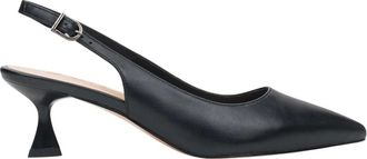 Estro & Luminara Femme, Chaussures, Noir, Taille: 39 EU Escarpins Slingback en Cuir