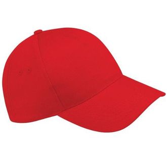 Beechfield Casquette de baseball - Adulte (Taille unique) (Rouge)