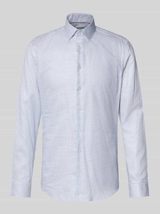 Jake*s Super Slim Fit Businesshemd aus reiner Baumwolle