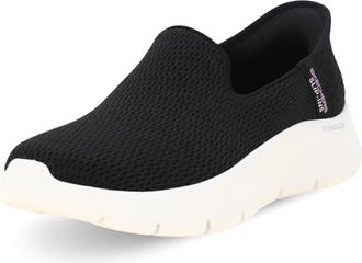Skechers Femme Womens Hands Free Slip-ins Go Walk Flex-Relish Basket, Black Textile/White Trim, 39 EU
