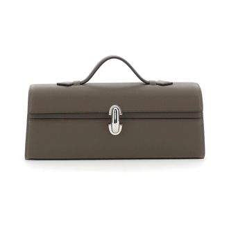 Savette Sac &agrave; main fin Sym&eacute;trie - Femme - Sacs - Brun - Taille: ONE Size