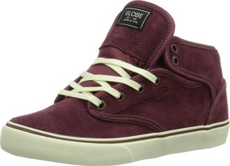 Globe Motley Mid, Unisex-Erwachsene Hohe Sneakers - Rot (maroon 19867), 44.5 EU (10 Erwachsene UK / 11 US)