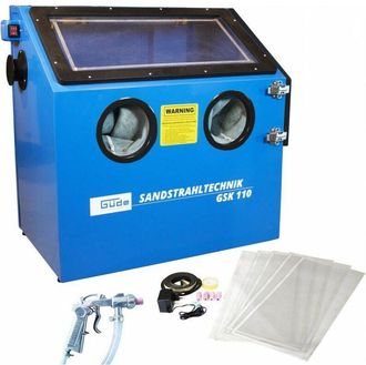 Gude G&uuml;de Sandstrahlkabine Sand-Strahl-Kabine GSK 110 LTR Sandstrahlger&auml;t