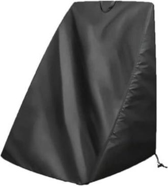Generic Housse de protection pour enrouleur de tuyau darrosage avec tissu Oxford 210D avec corde inf&eacute;rieure pour un ajustement s&ucirc;r en plein air (noir 210D)