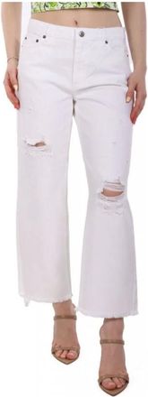 Michael Kors Femme, Jeans, Blanc, Taille: 38 FR Flared Jeans