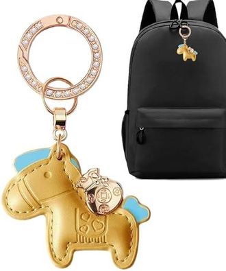 Generico Porte-cl&eacute;s cheval - 2026 Nouvel An chinois D&eacute;coration mignonne | Porte-cl&eacute;s de lann&eacute;e du cheval pour f&ecirc;te de printemps famille adultes femmes hommes e