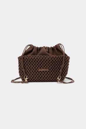Calzedonia Gestrickte Mini-tasche Braun