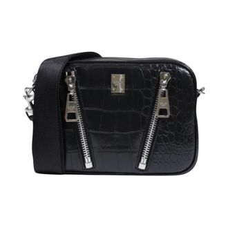 Replay Femme, Sacs, Noir, Taille: ONE Size Sac Bandouli&egrave;re &agrave; Fermeture &Eacute;clair