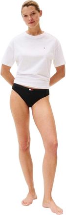 Tommy Hilfiger Thong f&uuml;r Damen, Logo (3er-Pack) (Schwarz)