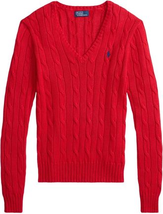 Polo Ralph Lauren Femme, Pulls, Rouge, Taille: 40 FR Kimberly Pullover