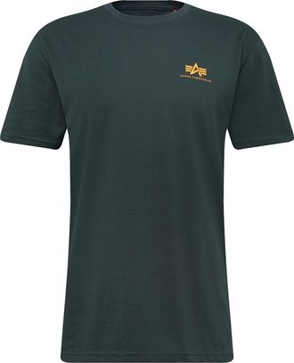 Alpha Industries Alpha Industries Herren Basic T Small Logo T-Shirt, Dark Petrol, S