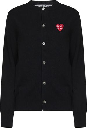 Comme Des Gar&ccedil;ons Femme, Pulls, Bleu, Taille: 42 FR Axn075D-1 Cardigan