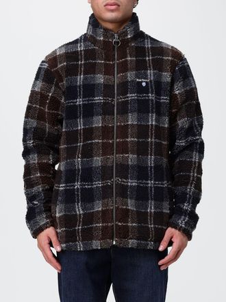 Barbour Fleecejacke mit Tartan-Muster, Stehkragen und Rei&szlig;verschluss