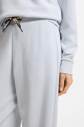 BOSS Relaxhose CP Stripe_Pants Cuff mit kontrastfarbener Kordel