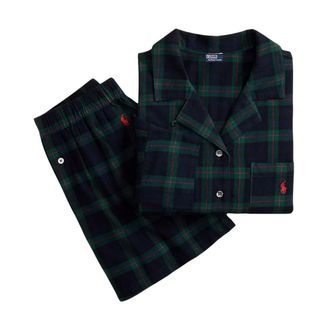 Polo Ralph Lauren Ensemble Pyjama en Flanelle &agrave; Carreaux Madison - Femme - V&ecirc;tements de nuit et de d&eacute;tente - Multicolore - Taille: 38 FR