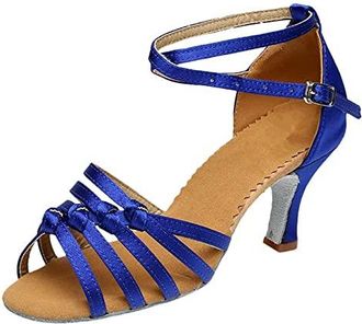 Generic Chaussures De Danse Latine Femme Ouverte Latine Tango Valse Fête Sociale Salsa Performance Sandales De Danse Pour Femmes À Talons Hauts Paillettes Mod