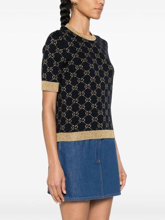 Gucci Oberteil aus GG Supreme - Blau