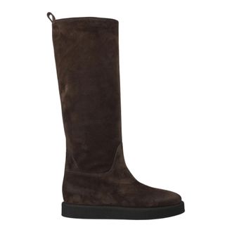 Premiata Flacher Lederstiefel - - Shoes - Damen - Braun - 38 EU