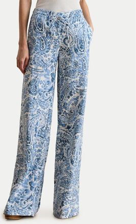 Lauren Ralph Lauren Stoffhose 200P08927001 Hellblau Wide Leg