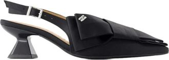 Ganni Femme, Chaussures, Noir, Taille: 36 EU Big Bow Slingback Escarpins
