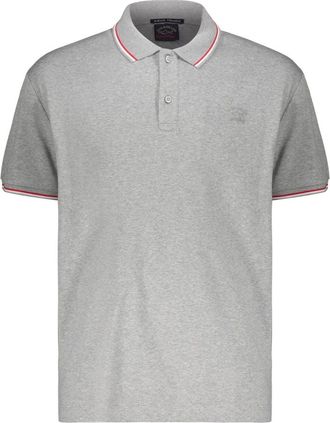 Paul & Shark Homme, Tops, Gris, Taille: 2XL Polo &agrave; manches courtes