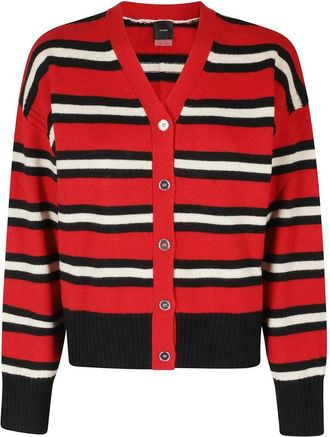 Pinko Pinko - Cardigan Vienna - Femme - Pulls - Rouge - Taille: 40 FR