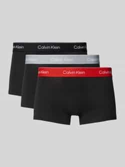 Calvin Klein Underwear Slim Fit Trunks mit Logo-Detail im 3er-Pack