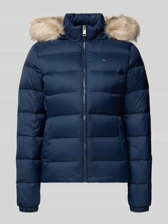 Tommy Jeans Regular Fit Daunenjacke mit Kunstfell