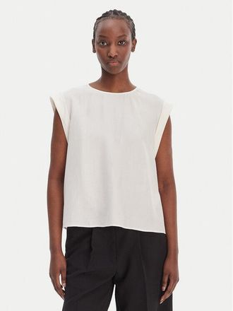 HUGO BOSS Bluse C_Irnette 50543548 &Eacute;cru Regular Fit