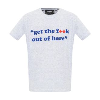 Dsquared2 Stylisches T-Shirt - - Tops - Herren - Grau - L
