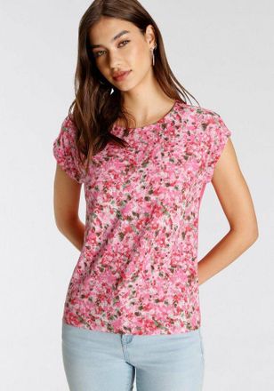 Tamaris T-Shirt in lockerer Form mit Print