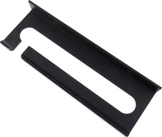 Artibetter Aluminiumlegierung Weinglashalter Wandmontage Hängend Umgedrehter Goblets Rack für Bar Küche Staubschutz Einfache Reinigung Stilvolles Schwarzes Barre