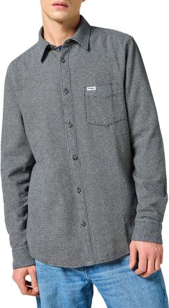 Wrangler 1 Pkt Flannel Shirt Hemd für Herren