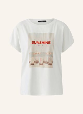 Oui T-Shirt weiss