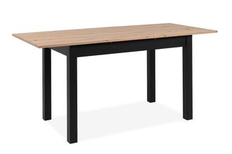 M&ouml;belando Esstisch Coburg in Artisan Eiche/Schwarz. Abmessungen (BxHxT) 120x76,5x70 cm