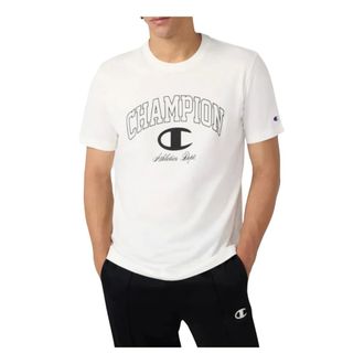 Champion T-shirt col rond - Homme - Tops - Blanc - Taille: 2XL
