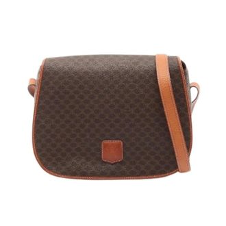 Celine Pre-owned Macadam Beschichtete Canvas Schultertasche - - Pre-owned - Damen - Braun - ONE SIZE