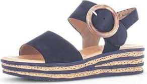 Gabor Sandale Compensé pour Femme comfort, confortable en Cuir velours, modèle 44.550/16T5.5