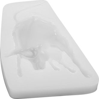 Amosfun Silikon Backform Stierform 3.78X3.23X0.67 Zoll Lebensmittelecht F&uuml;r Schokolade Fondant Kuchen Kreative Gie&szlig;formen F&uuml;r Heim- Und Profib&auml;cker Einfach Zu