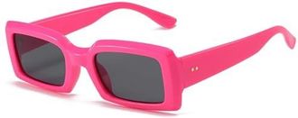 Generic Lunettes De Soleil Carr&eacute;es For Hommes Et Femmes, Id&eacute;ales For Les Sports Plein Air La Conduite, Protection UV400(Red)