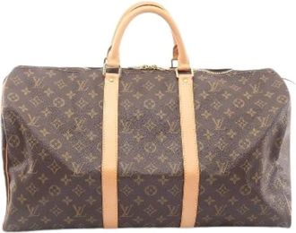 Louis Vuitton unisex, Pre-owned, Brun, Taille: ONE Size Keepall Monogram Boston Bag Pre-owned
