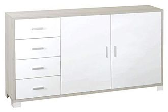 Dmora Schrank 2 T&uuml;ren 4 Schubladen